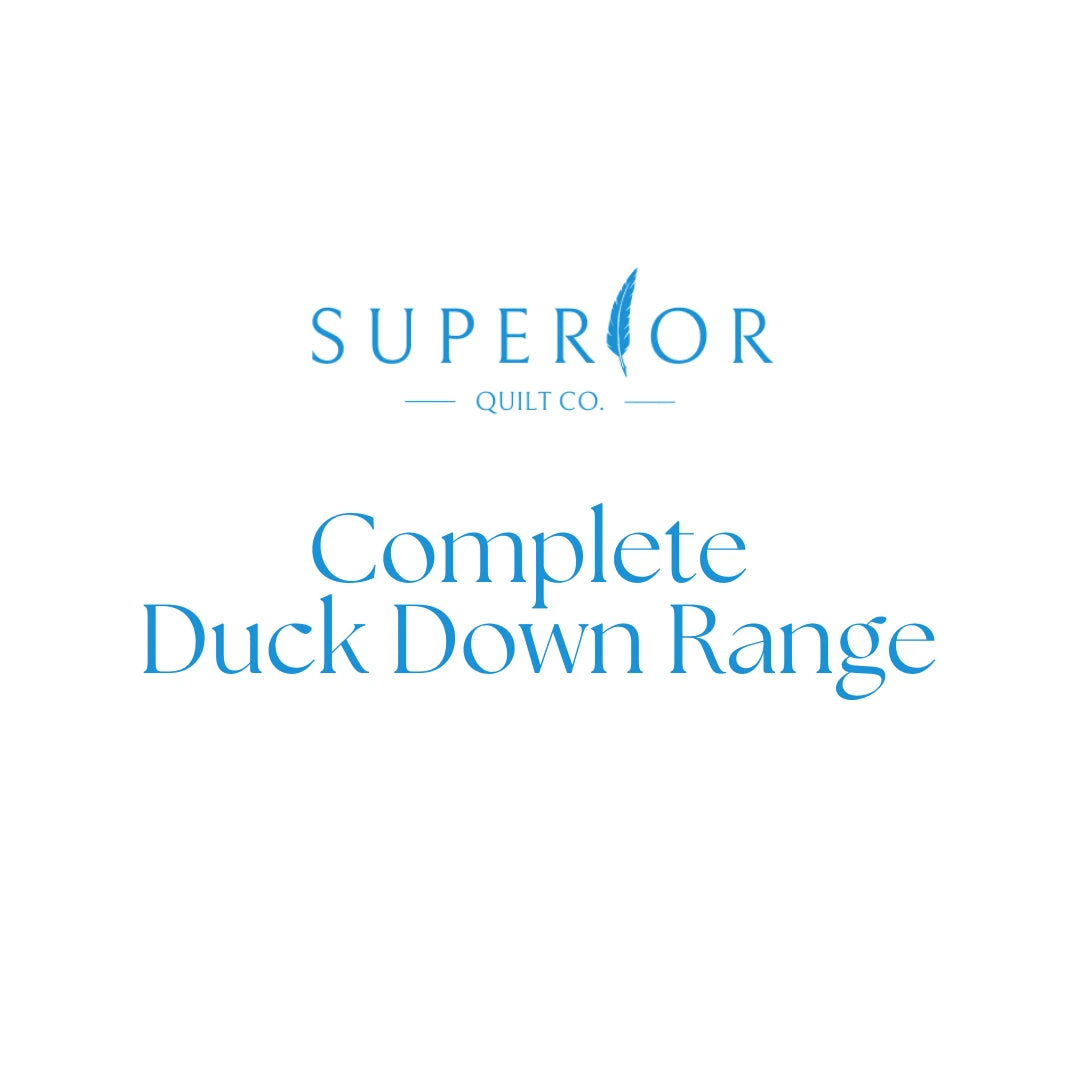 Complete Duck Down Range – Superior Quilt Co